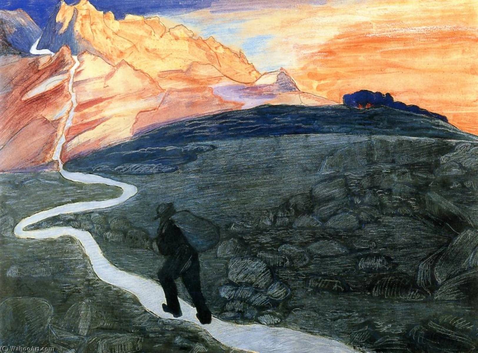 Adquirir Reproduções De Pinturas Início, 1907 por Marianne Von Werefkin ...