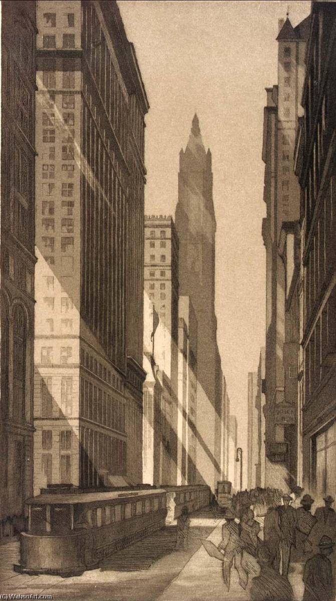 Obter Gravura De Qualidade De Museu Centro da cidade, 1921 por John ...