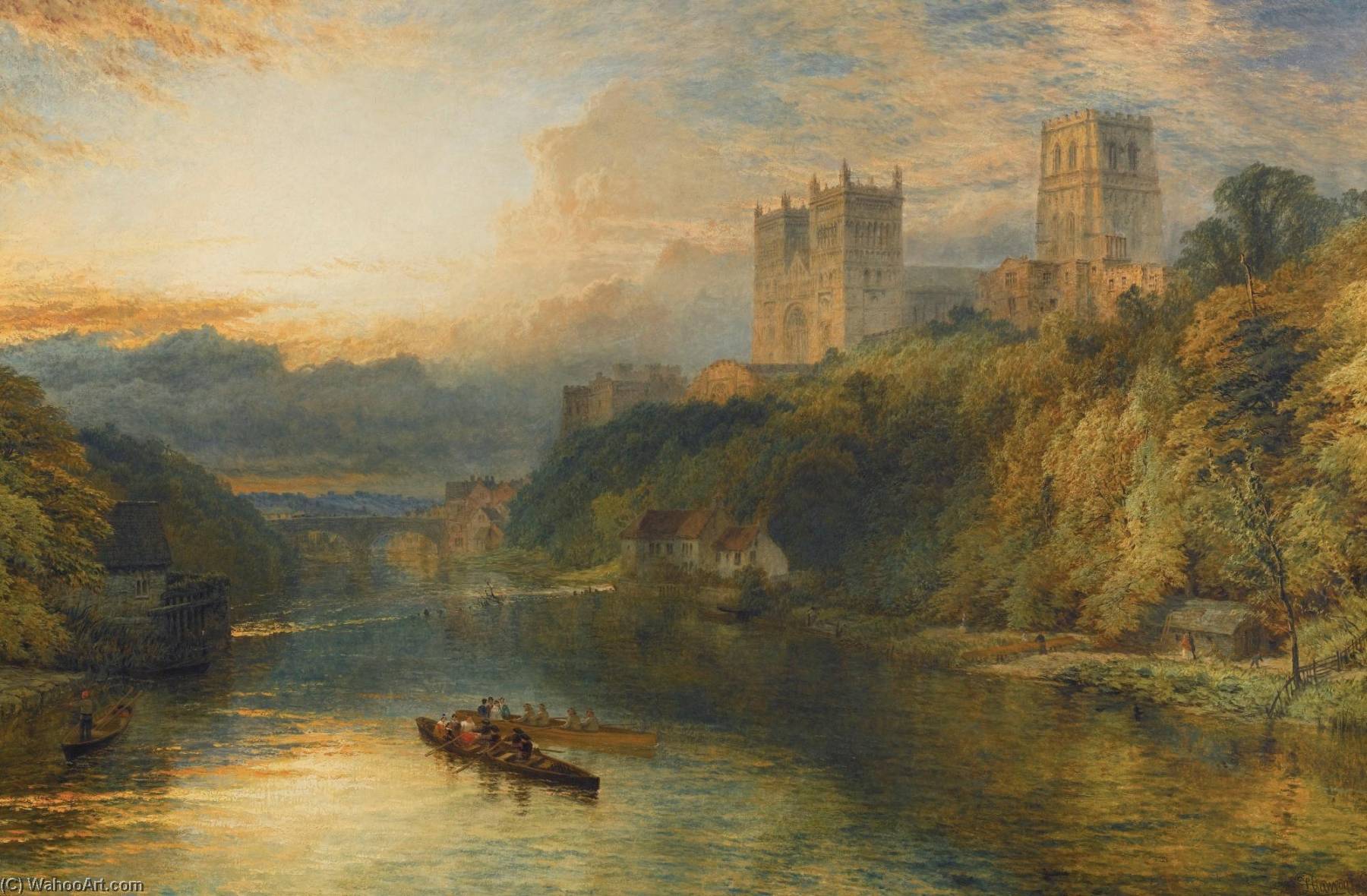 Reproduções De Arte catedral durham do rio por Henry Thomas Dawson ...