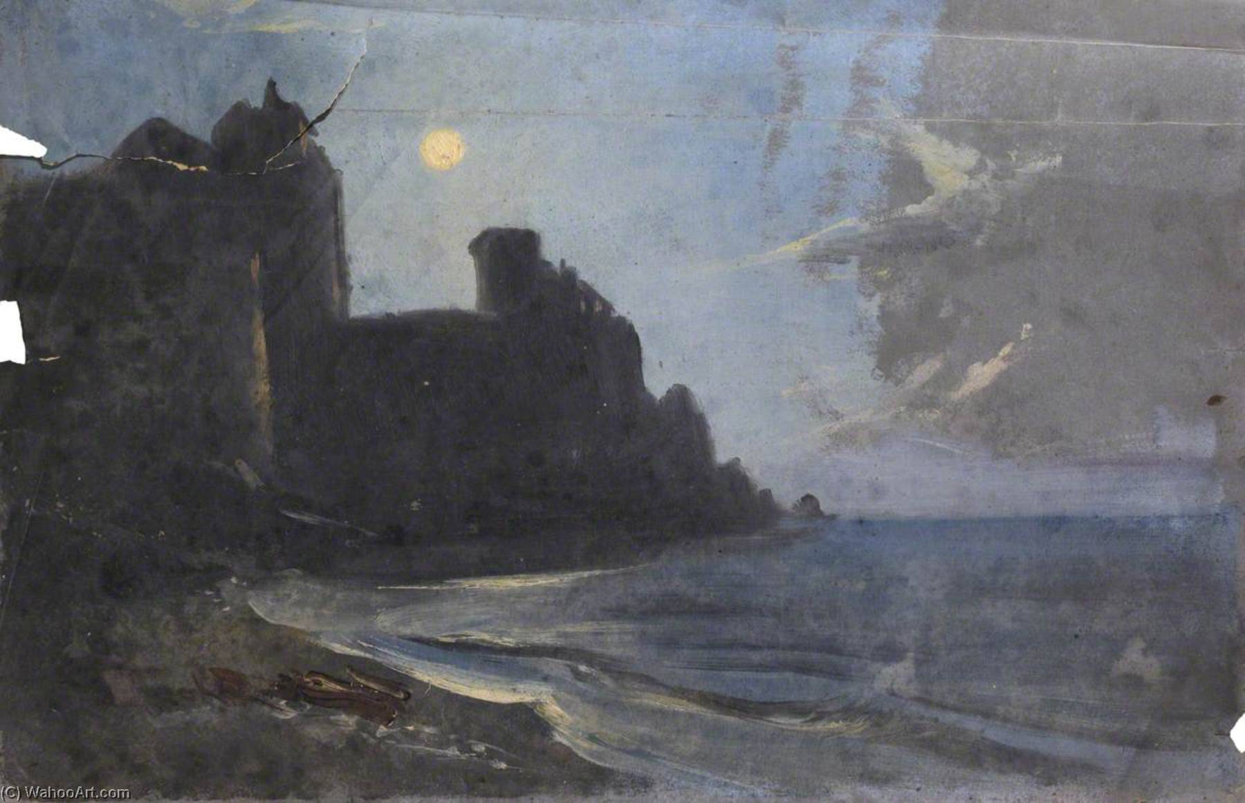 Adquirir Reproduções De Pinturas Castelo na luz da lua por Thomas ...