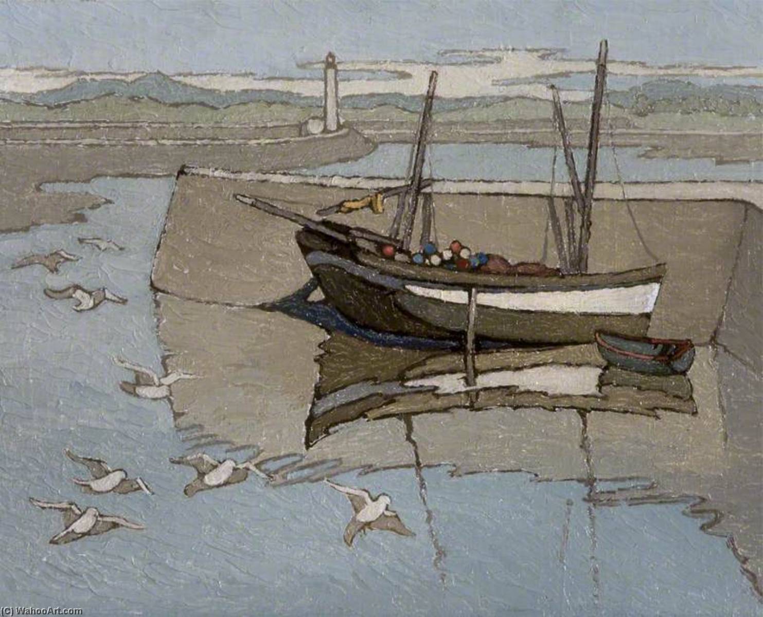 Obter Gravura De Qualidade De Museu A maré de entrada, 1937 por ...