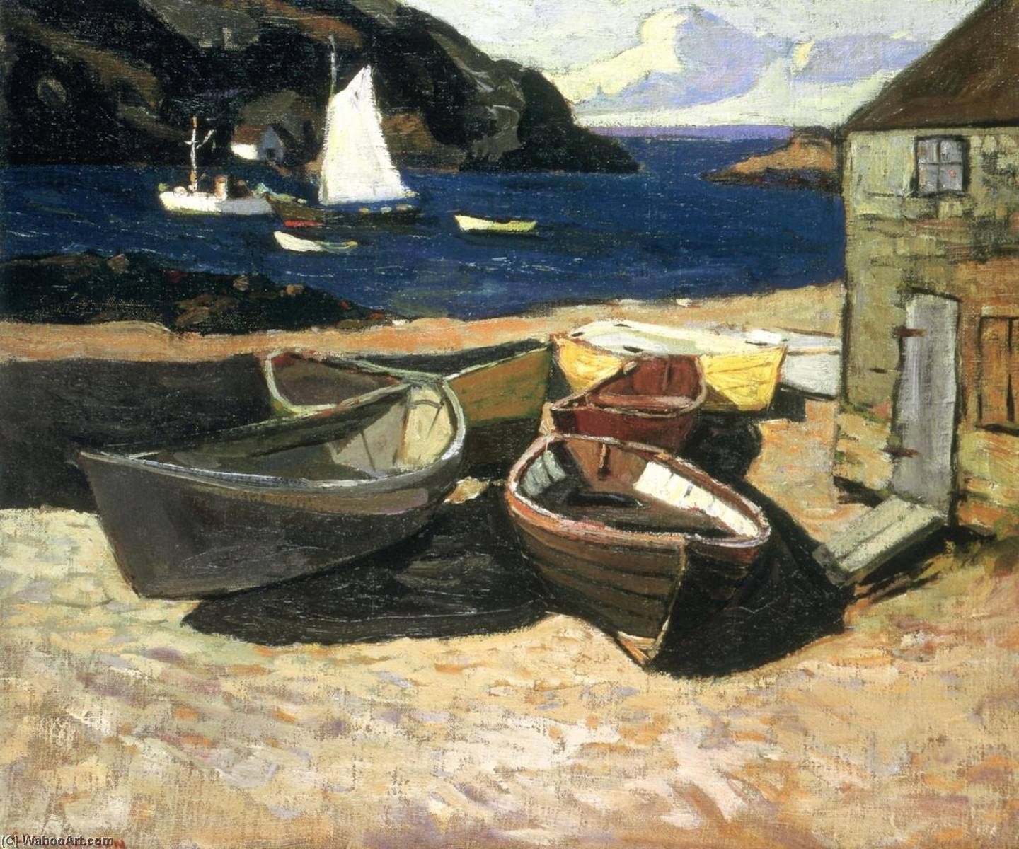 Um porto de ilha, 1926 por Eric Hudson Eric Hudson | ArtsDot.com