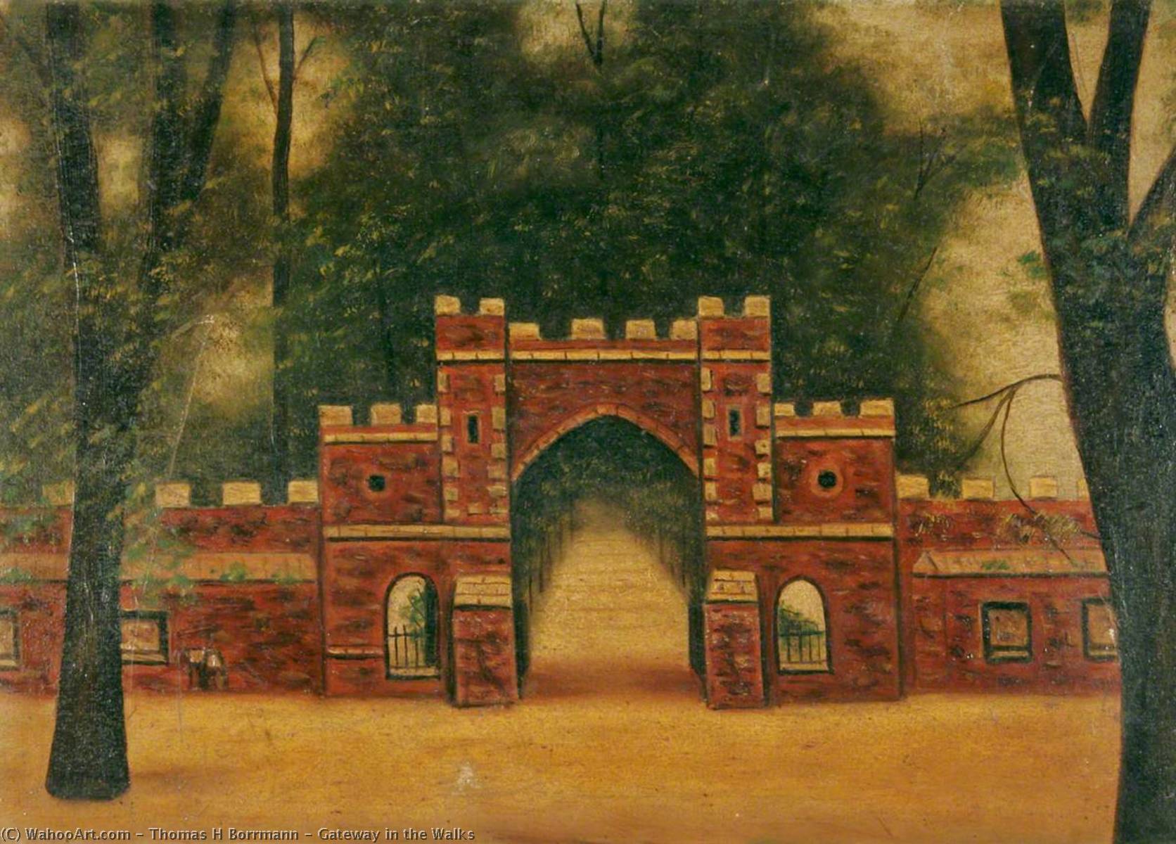 Gateway nas Caminhadas, 1910 por Thomas H Borrmann Thomas H Borrmann ...