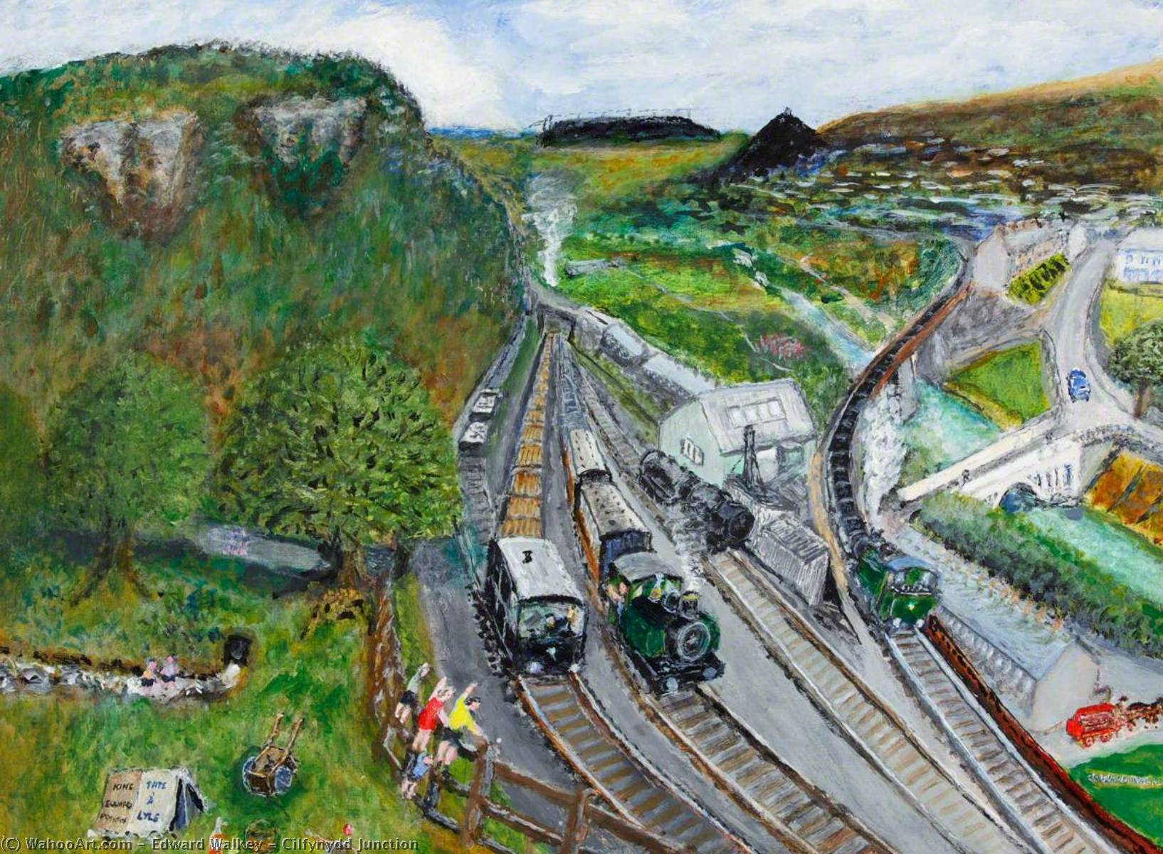 Junção de Cilfynydd por Edward Walkey Edward Walkey | ArtsDot.com