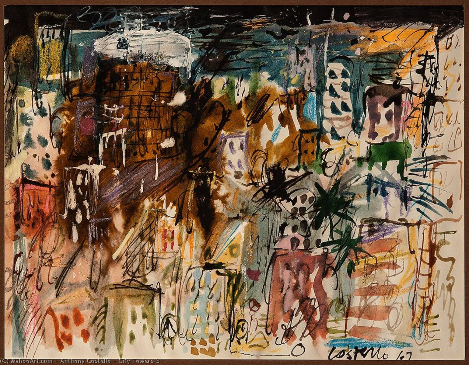 City Towers 3, 1967 por Anthony Costello Anthony Costello | ArtsDot.com