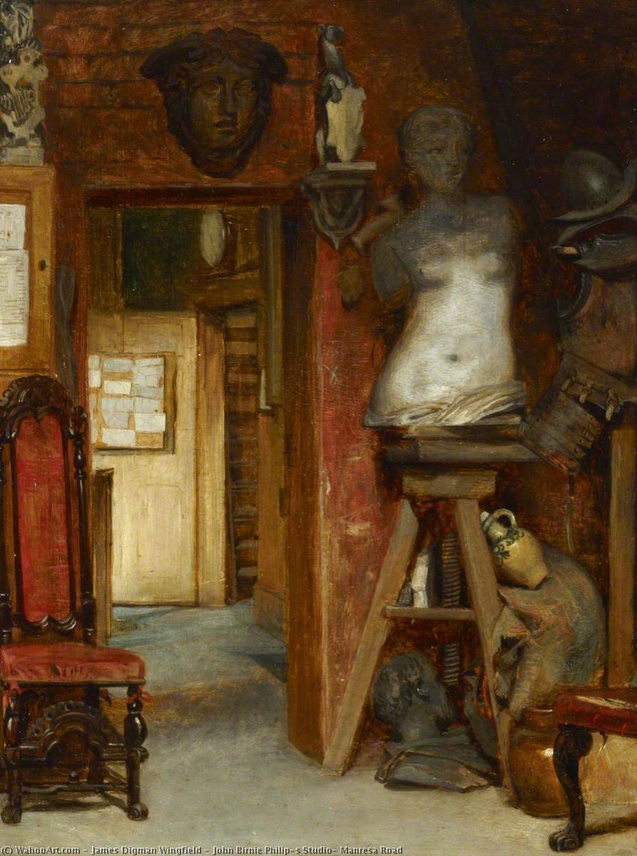 Compre Museu De Reproduções De Arte Estúdio de John Birnie Philip ...